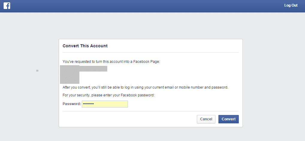 KORAK PO KORAK – konvertovanje Fejsbuk profila u Fejsbuk stranicu ...